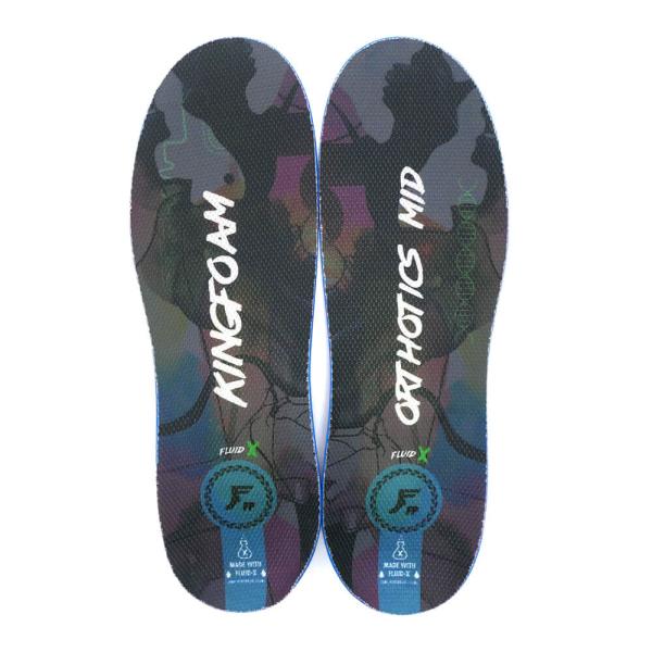 【FOOTPRINT / INSOLE / KINGFOAM ORTHOTICS FLUID X】スケボー・スケートボードのインソールブランド、FOOTPRINT（フットプリント）。最先端テクノロジーを使用した FLUID X を搭載し、衝...