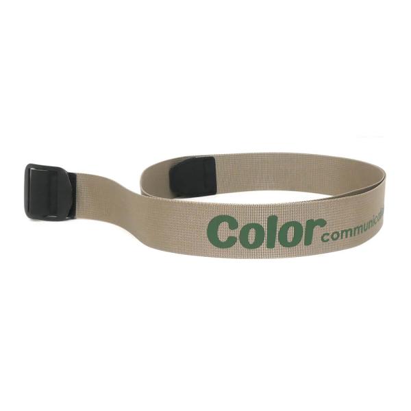 【COLOR COMMUNICATIONS / BELT】スケボー・スケートボードのドメスティックアパレルブランド、COLOR COMMUNICATIONS（カラーコミュニケーションズ）。しなやかで薄手のポリエステル素材を採用した、メタルバ...