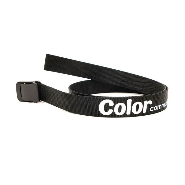 【COLOR COMMUNICATIONS / BELT】スケボー・スケートボードのドメスティックアパレルブランド、COLOR COMMUNICATIONS（カラーコミュニケーションズ）のナイロン製のウェブベルトです。プラスチックバックルが...