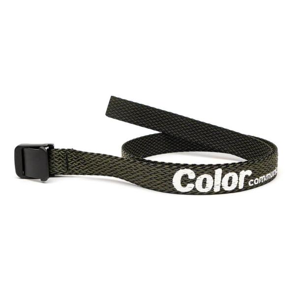 【COLOR COMMUNICATIONS / BELT】スケボー・スケートボードのドメスティックアパレルブランド、COLOR COMMUNICATIONS（カラーコミュニケーションズ）。プラスチックバックル仕様のナイロンキャンバスベルトで...
