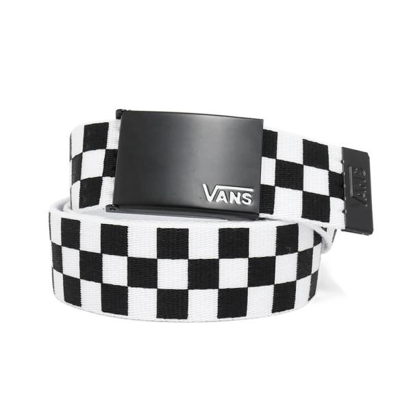 【VANS / BELT】スケボー・スケートボードの老舗シューズブランド、VANS（バンズ）。チェッカー模様のウェブベルトです。バックル裏はボトルオープナー（栓抜き）として使用可能。サイズ：約116cm x 3.7cm
