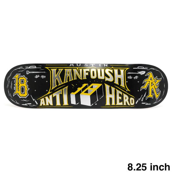 【ANTIHERO / DECK】スケボー・スケートボードの老舗デッキブランド、ANTIHERO（アンチヒーロー）。長さ：81.6cm　/　幅：21.0cmノーズ：18.1cm　/　テール：17.3cmウィールベース：36.0cmコンケーブ...