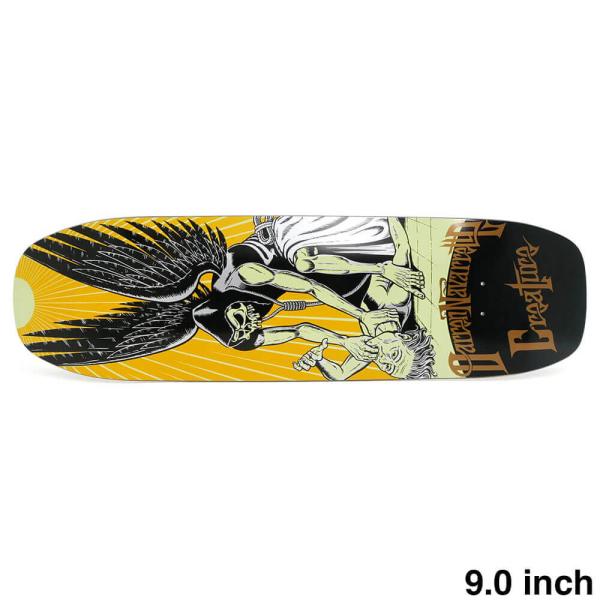 【CREATURE / DECK】スケボー・スケートボードのデッキブランド、CREATURE（クリーチャー）。長さ：83.5cm　/　幅：22.9cmノーズ：17.7cm　/　テール：17.4cmウィールベース：38.2cmコンケーブ：強　...