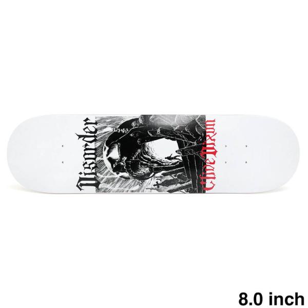 【DISORDER / DECK】NYJAH HUSTON が手掛けるスケボー・スケートボードのデッキブランド、DISORDER（ディスオーダー）。長さ：80.8cm　/　幅：20.4cmノーズ：18.0cm　/　テール：17.2cmウィー...