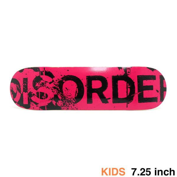 【DISORDER / DECK】NYJAH HUSTON が手掛けるスケボー・スケートボードのデッキブランド、DISORDER（ディスオーダー）。長さ：69.7cm　/　幅：18.4cmノーズ：15.0cm　/　テール：14.6cmウィー...