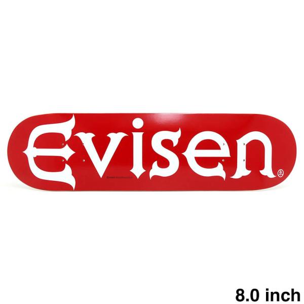 【EVISEN / DECK】スケボー・スケートボードのドメスティックデッキブランド、EVISEN（エビセン）。長さ：80.2cm　/　幅：20.4cmノーズ：18.0cm　/　テール：17.4cmウィールベース：35.0cmコンケーブ：中...