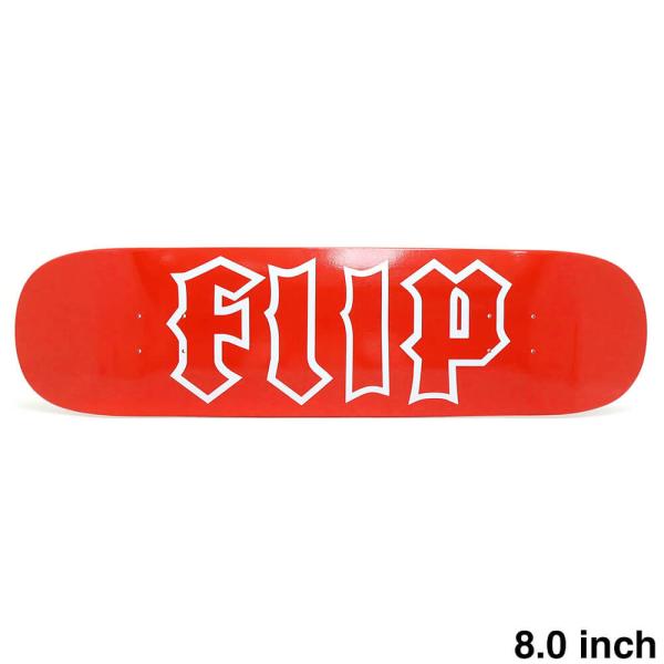 【FLIP / DECK】スケボー・スケートボードの老舗デッキブランド、FLIP（フリップ）。長さ：80.0cm　/　幅：20.4cmノーズ：17.7cm　/　テール：16.7cmウィールベース：35.5cmコンケーブ：中　/　キック：中※...