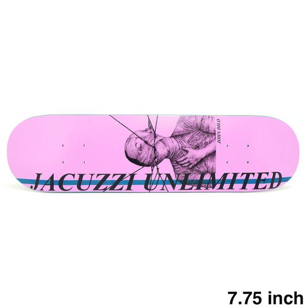 【JACUZZI / DECK】LOUIE BARLETTA が手掛けるスケボー・スケートボードのデッキブランド、JACUZZI（ジャグジー）。長さ：79.8cm　/　幅：19.7cmノーズ：17.5cm　/　テール：16.9cmウィールベ...