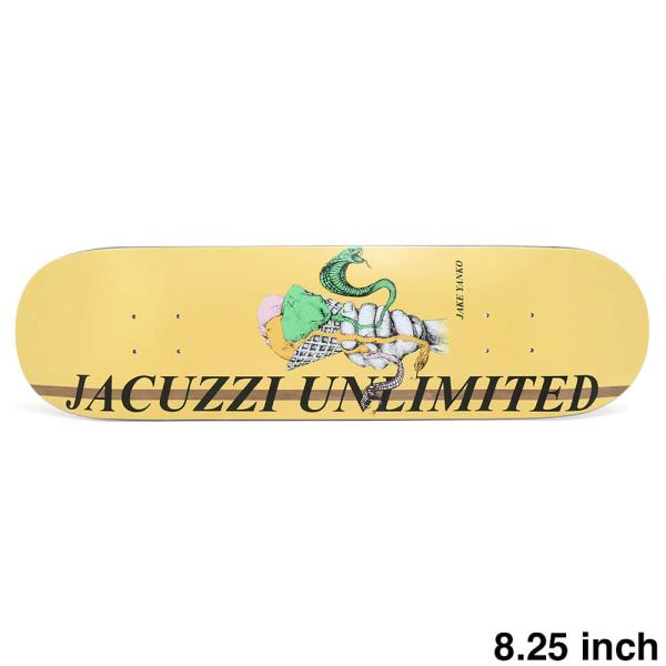 【JACUZZI / DECK】LOUIE BARLETTA が手掛けるスケボー・スケートボードのデッキブランド、JACUZZI（ジャグジー）。長さ：81.7cm　/　幅：21.0cmノーズ：18.5cm　/　テール：17.5cmウィールベ...
