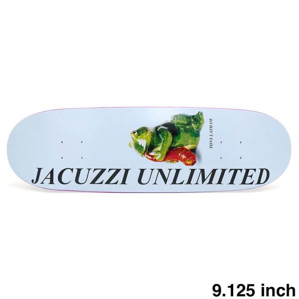 【JACUZZI / DECK】LOUIE BARLETTA が手掛けるスケボー・スケートボードのデッキブランド、JACUZZI（ジャグジー）。長さ：81.9cm　/　幅：23.2cmノーズ：18.5cm　/　テール：17.2cmウィールベ...