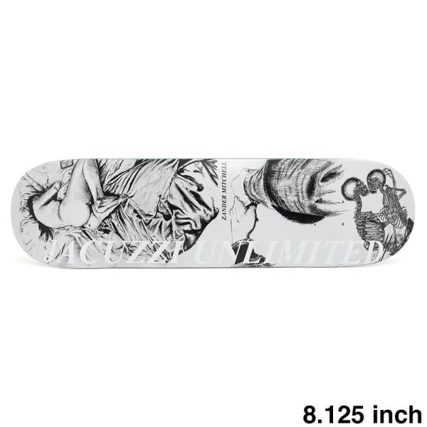 【JACUZZI / DECK】LOUIE BARLETTA が手掛けるスケボー・スケートボードのデッキブランド、JACUZZI（ジャグジー）。長さ：81.1cm　/　幅：20.7cmノーズ：18.3cm　/　テール：17.0cmウィールベ...