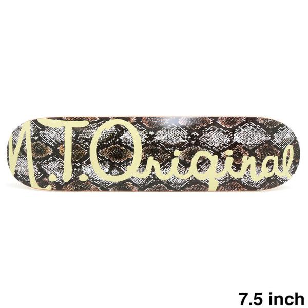 【N.T. ORIGINAL / DECK】スケボー・スケートボードのドメスティックデッキブランド、N.T. ORIGINAL（エヌティーオリジナル）。長さ：79.3cm　/　幅：19.0cmノーズ：17.7cm　/　テール：17.7cmウ...