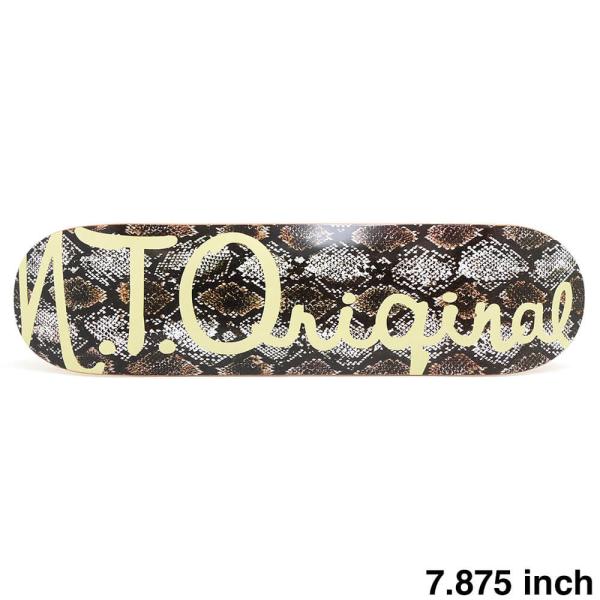 【N.T. ORIGINAL / DECK】スケボー・スケートボードのドメスティックデッキブランド、N.T. ORIGINAL（エヌティーオリジナル）。長さ：79.7cm　/　幅：20.0cmノーズ：17.7cm　/　テール：17.7cmウ...