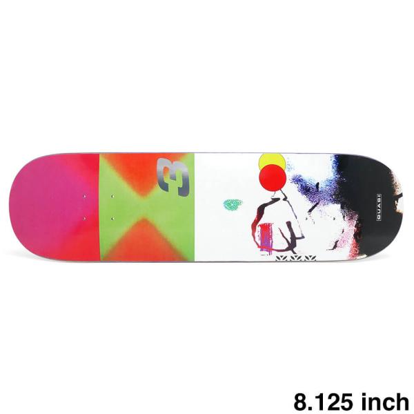 【QUASI / DECK】スケボー・スケートボードのデッキブランド、QUASI（クワージー）。長さ：79.6cm　/　幅：20.8cmノーズ：18.1cm　/　テール：16.3cmウィールベース：35.3cmコンケーブ：中　/　キック：強...