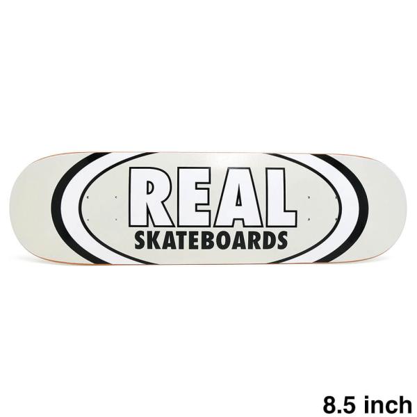 【REAL / DECK】サンフランシスコ発信のスケボー・スケートボードの老舗デッキブランド、REAL（リアル）。長さ：80.8cm　/　幅：21.6cmノーズ：18.3cm　/　テール：17.3cmウィールベース：35.5cmコンケーブ：...