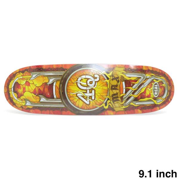 【REAL / DECK】サンフランシスコ発信のスケボー・スケートボードの老舗デッキブランド、REAL（リアル）。長さ：81.3cm　/　幅：23.2cmノーズ：17.7cm　/　テール：17.4cmウィールベース：36.2cmコンケーブ：...