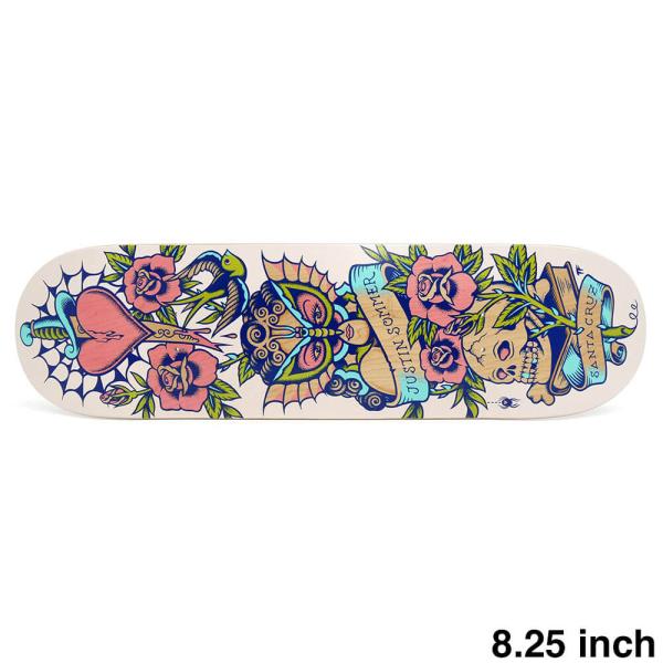 【SANTA CRUZ / DECK】スケボー・スケートボードの老舗デッキブランド、SANTA CRUZ（サンタクルーズ）。長さ：80.8cm　/　幅：21.0cmノーズ：18.0cm　/　テール：17.6cmウィールベース：35.5cmコ...