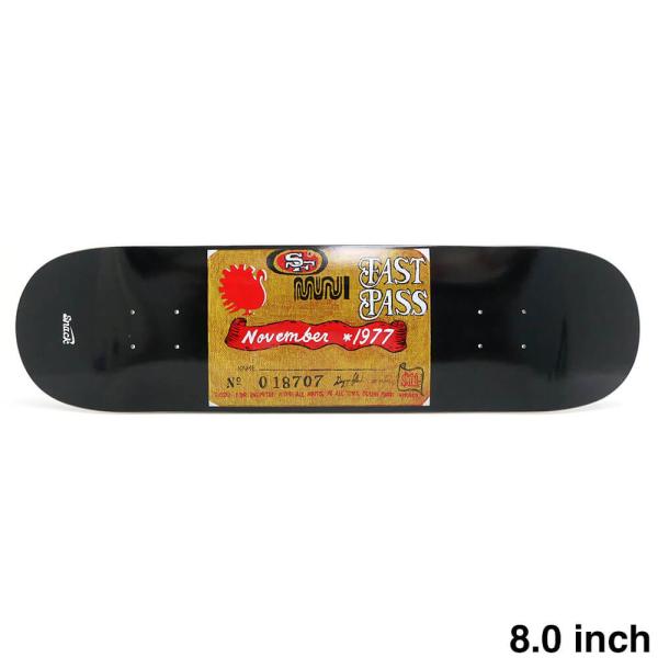 【SNACK / DECK】サンフランシスコ発信のスケボー・スケートボードのデッキブランド、SNACK（スナック）。長さ：80.8cm　/　幅：20.4cmノーズ：18.1cm　/　テール：17.1cmウィールベース：35.7cmコンケーブ...