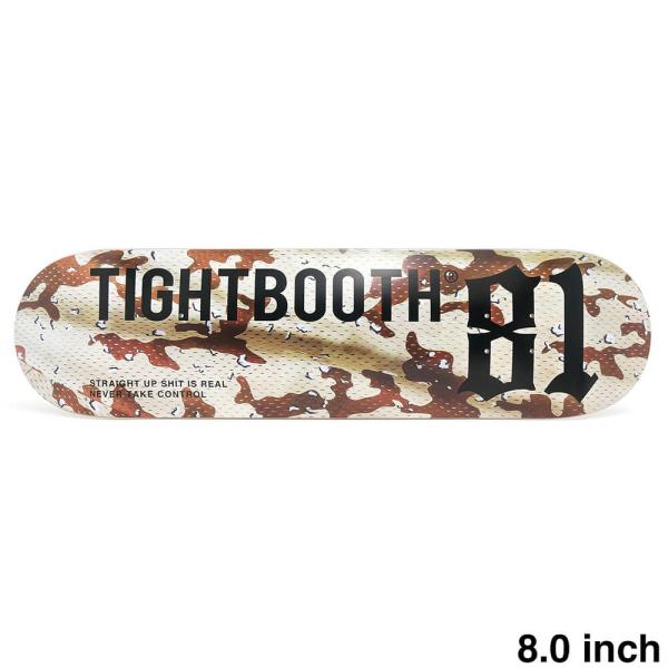 【TBPR / DECK】プロスケーターの上野伸平が中心となるスケボー・スケートボードのドメスティックブランド、TIGHTBOOTH PRODUCTION（タイトブース プロダクション）。長さ：80.3cm　/　幅：20.3cmノーズ：17...