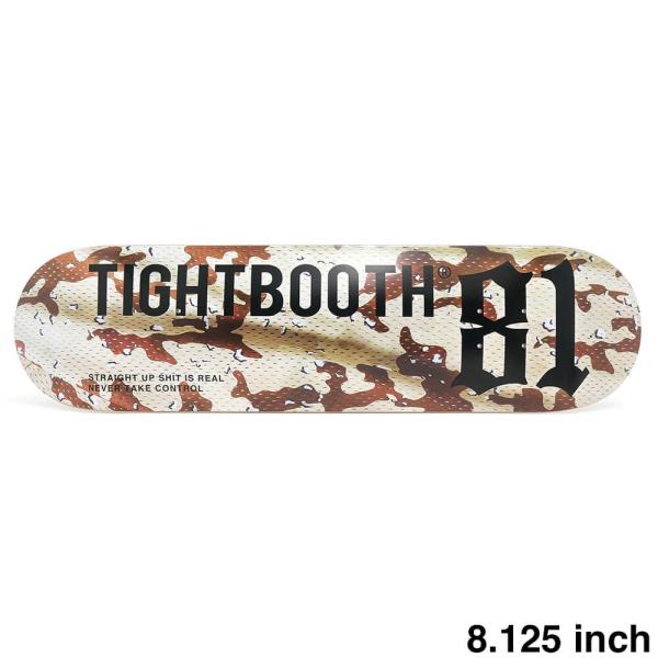 【TBPR / DECK】プロスケーターの上野伸平が中心となるスケボー・スケートボードのドメスティックブランド、TIGHTBOOTH PRODUCTION（タイトブース プロダクション）。長さ：80.8cm　/　幅：20.7cmノーズ：18...
