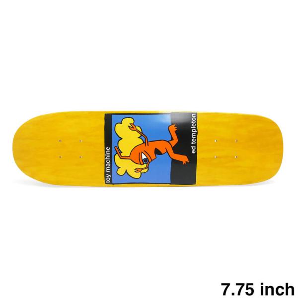 【TOY MACHINE / DECK】ED TEMPLETONが手掛けるスケボー・スケートボードのデッキブランド、TOY MACHINE（トイマシーン）。長さ：73.7cm　/　幅：19.7cmノーズ：15.3cm　/　テール：14.0c...
