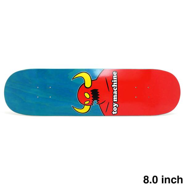 【TOY MACHINE / DECK】ED TEMPLETONが手掛けるスケボー・スケートボードのデッキブランド、TOY MACHINE（トイマシーン）。長さ：81.0cm　/　幅：20.4cmノーズ：18.1cm　/　テール：17.1c...