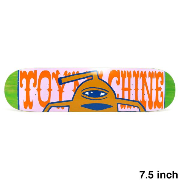 【TOY MACHINE / DECK】ED TEMPLETONが手掛けるスケボー・スケートボードのデッキブランド、TOY MACHINE（トイマシーン）。長さ：78.5cm　/　幅：19.1cmノーズ：17.0cm　/　テール：16.3c...