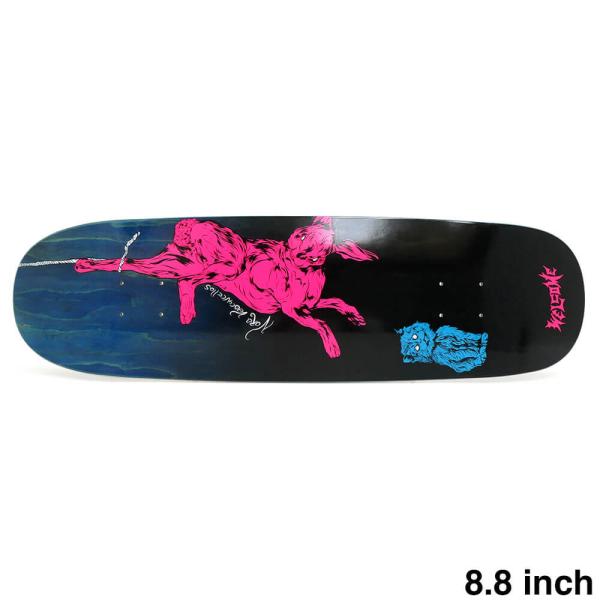 【WELCOME / DECK】スケボー・スケートボードのデッキブランド、WELCOME（ウェルカム）。長さ：81.9cm　/　幅：22.3cmノーズ：18.7cm　/　テール：17.2cmウィールベース：36.3cmコンケーブ：中　/　キ...