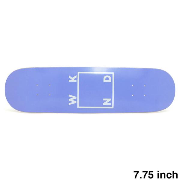 【WKND / DECK】スケボー・スケートボードのデッキブランド、WKND（ウィークエンド）。長さ：79.1cm　/　幅：19.7cmノーズ：17.4cm　/　テール：17.0cmウィールベース：35.1cmコンケーブ：中　/　キック：中...