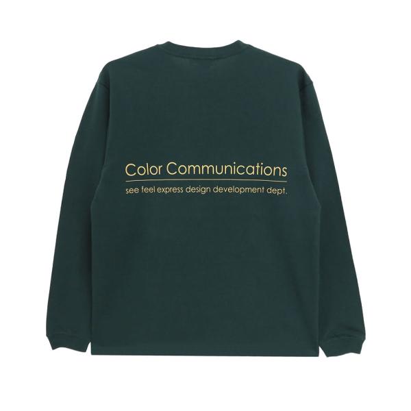 【COLOR COMMUNICATIONS / LONG SLEEVE T-SHIRTS】スケボー・スケートボードのドメスティックアパレルブランド、COLOR COMMUNICATIONS（カラーコミュニケーションズ）の長袖Tシャツです。左...