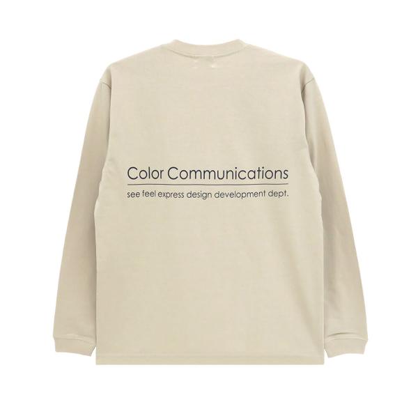 【COLOR COMMUNICATIONS / LONG SLEEVE T-SHIRTS】スケボー・スケートボードのドメスティックアパレルブランド、COLOR COMMUNICATIONS（カラーコミュニケーションズ）の長袖Tシャツです。左...