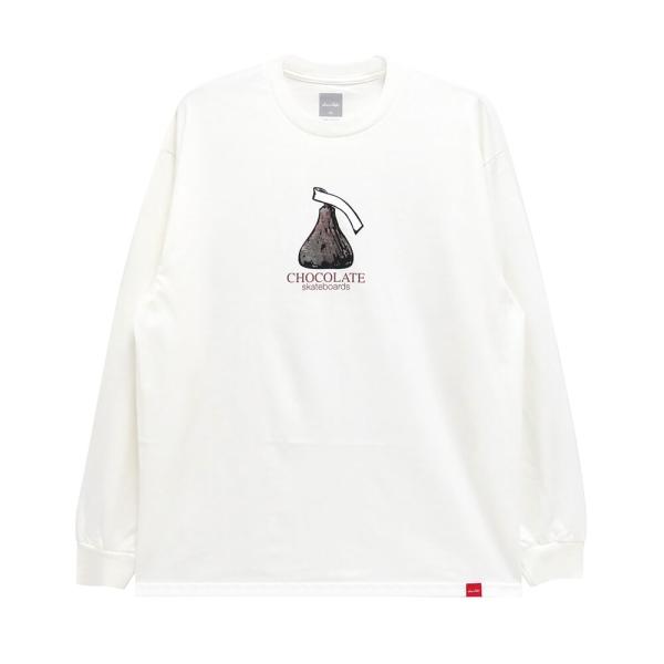 【CHOCOLATE / LONG SLEEVE T-SHIRTS】スケボー・スケートボードのデッキブランド、CHOCOLATE（チョコレート）の長袖Tシャツです。フロントプリント、左裾にブランドタグが施されています。【素材】コットン 10...