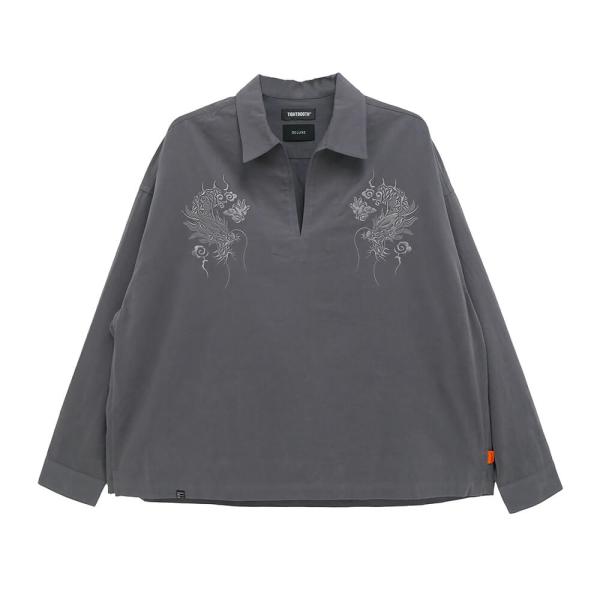 【TBPR / LONG SLEEVE】プロスケーターの上野伸平が中心となるスケボー・スケートボードのドメスティックブランド、TIGHTBOOTH PRODUCTION（タイトブース プロダクション）の長袖シャツです。DELUXEとのコラボ...
