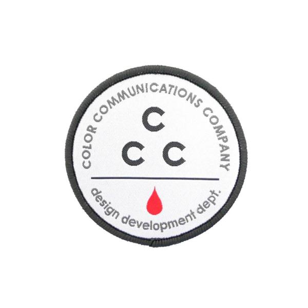 【COLOR COMMUNICATIONS PATCH / CCC】スケボー・スケートボードのドメスティックアパレルブランド、COLOR COMMUNICATIONS（カラーコミュニケーションズ）。縫い付けて使用するタイプのワッペンです。サ...