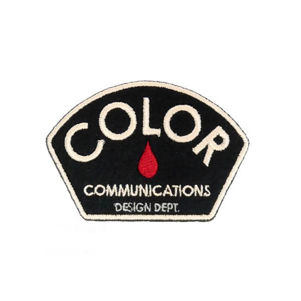 【COLOR COMMUNICATIONS PATCH / DESIGN DEPT】スケボー・スケートボードのドメスティックアパレルブランド、COLOR COMMUNICATIONS（カラーコミュニケーションズ）。縫い付けて使用するタイプの...
