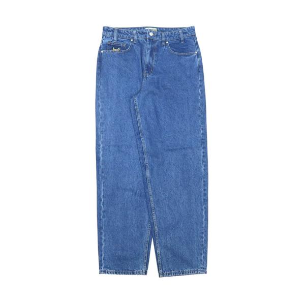 【HUF / JEANS】KEITH HUFNAGEL が手掛けるスケボー・スケートボードのアパレルブランド、HUF（ハフ）のジーンズです。BRAD CROMER（ブラッド・クローマー）のシグネチャーモデル。右ポケット上に刺繍ロゴ、右後ろポ...