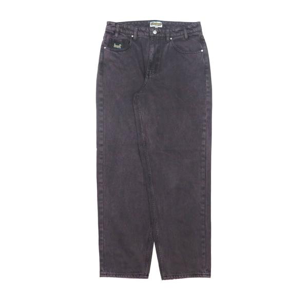 【HUF / JEANS】KEITH HUFNAGEL が手掛けるスケボー・スケートボードのアパレルブランド、HUF（ハフ）のジーンズです。BRAD CROMER（ブラッド・クローマー）のシグネチャーモデル。右ポケット上に刺繍ロゴ、右後ろポ...