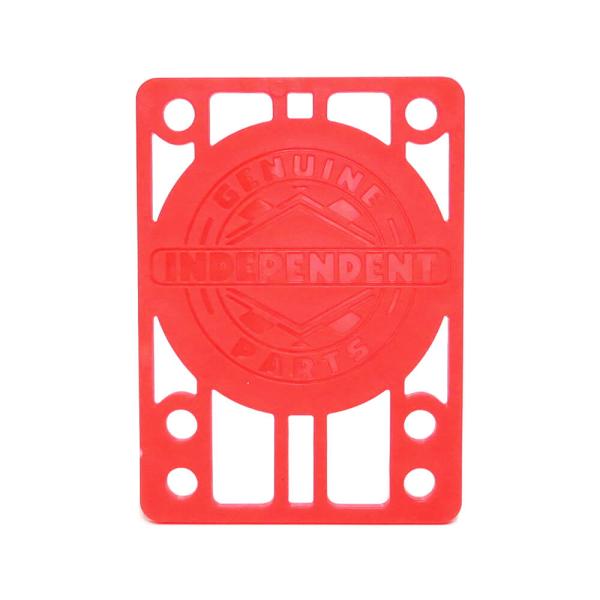 ・・・【ご注文時の注意】・・・完成品を同時にご注文の際、スペースパッドを装着希望の場合は下記プルダウンメニューから「コンプリートセットに付ける」をお選び下さい。【INDEPENDENT / RISER PAD】スケボー・スケートボードの老舗...