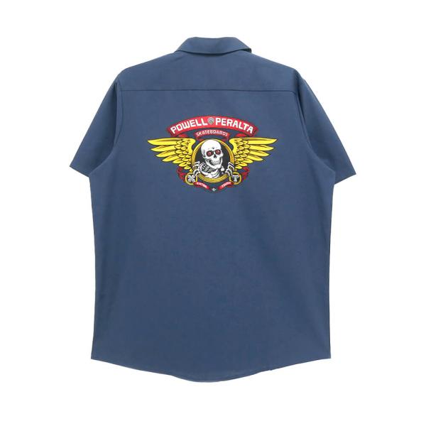 【POWELL PERALTA / SHORT SLEEVE SHIRTS】スケボー・スケートボードの老舗デッキブランド、POWELL PERALTA（パウエルペラルタ）の半袖シャツです。左胸ポケット上にロゴパッチが施されています。【素材】...