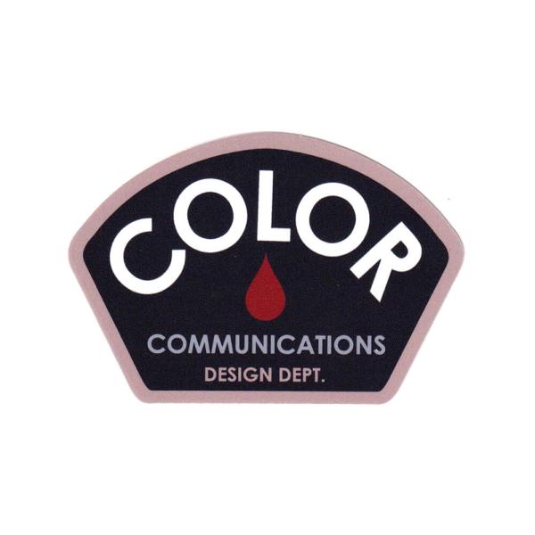 【COLOR COMMUNICATIONS / STICKER】スケボー・スケートボードのドメスティックアパレルブランド、COLOR COMMUNICATIONS（カラーコミュニケーションズ）のステッカーです。サイズ：約5.5cm x 8c...