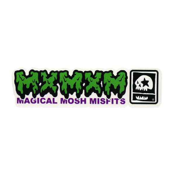 【MAGICAL MOSH MISFITS / STICKER】スケボー・スケートボードのドメスティックアパレルブランド、MAGICAL MOSH MISFITS（マジカルモッシュミスフィッツ）。定番ロゴのクリアステッカーです。サイズ：約4...