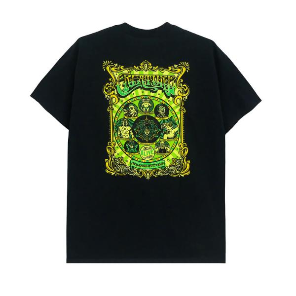 【CREATURE / T-SHIRTS】スケボー・スケートボードのデッキブランド、CREATURE（クリーチャー）のTシャツです。左胸プリント、バックプリントが施されています。【素材】コットン 100%。【サイズ】L：着丈/約73cm、身...