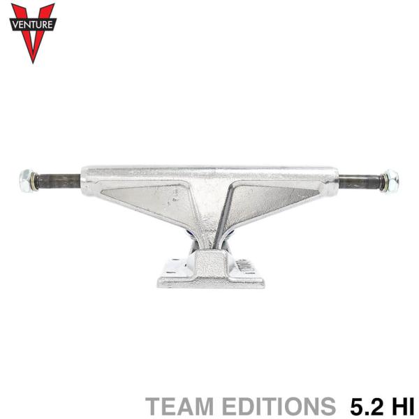 【VENTURE / TRUCK】スケボー・スケートボードのトラックブランド、VENTURE（ベンチャー）。定番のオリジナルモデル。2個1セット（スケートボード1台分）重さ：367g高さ：62mm適合デッキサイズ：7.875 inch 〜 ...