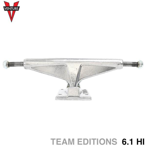 【VENTURE / TRUCK】スケボー・スケートボードのトラックブランド、VENTURE（ベンチャー）。定番のオリジナルモデル。2個1セット（スケートボード1台分）重さ：383g高さ：62mm適合デッキサイズ：8.625 inch（21...