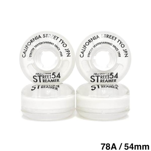 【CALIFORNIA STREET / WHEEL / STREET STREAMER 54mm】1988年創業、渋谷区代官山に実店舗を構えるスケートボード専門店、CALIFORNIA STREET（カリフォルニアストリート) 。スムーズ...