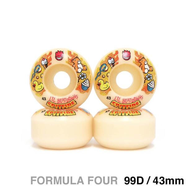【SPITFIRE / WHEEL / FORMULA FOUR・F4】スケボー・スケートボードのウィールブランド、SPITFIRE（スピットファイヤー）。SPITFIREが独自に開発した良質なウレタン素材により従来よりも重量は軽くスピード...