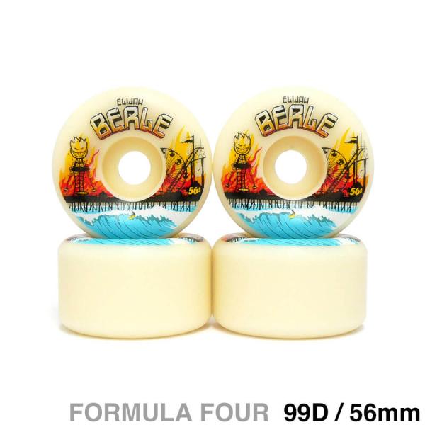 【SPITFIRE / WHEEL / FORMULA FOUR・F4】スケボー・スケートボードのウィールブランド、SPITFIRE（スピットファイヤー）。SPITFIREが独自に開発した良質なウレタン素材により従来よりも重量は軽くスピード...