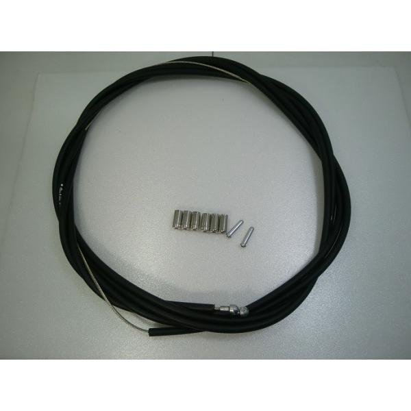 シマノ純正　エントリーレベル　ドロップレバー用前後ブレーキケーブルインナー1600ｘアウター1400　2本、アウターキャップ　６ヶ、インナーキャップ　２ヶケーブルカラーはブラック　インナーの素材はスチール　太さ1.6ｍｍです。シマノからセッ...