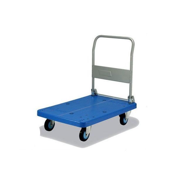 軽く、お手軽なプラスチック台車（標準キャスター）荷台本体がプラスチック製で軽い台車です。車載、持ち運びに最適です。最も販売量が多い台車です。お手軽な価格で購入できます。  POINT    プラスチックでも丈夫だから安心荷台はプラスチック製...