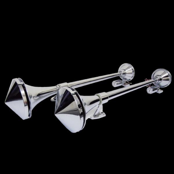 ロケット型 丸ビックホーン 70cm 2本セット 12/24v兼用【RQHOR6-B2】